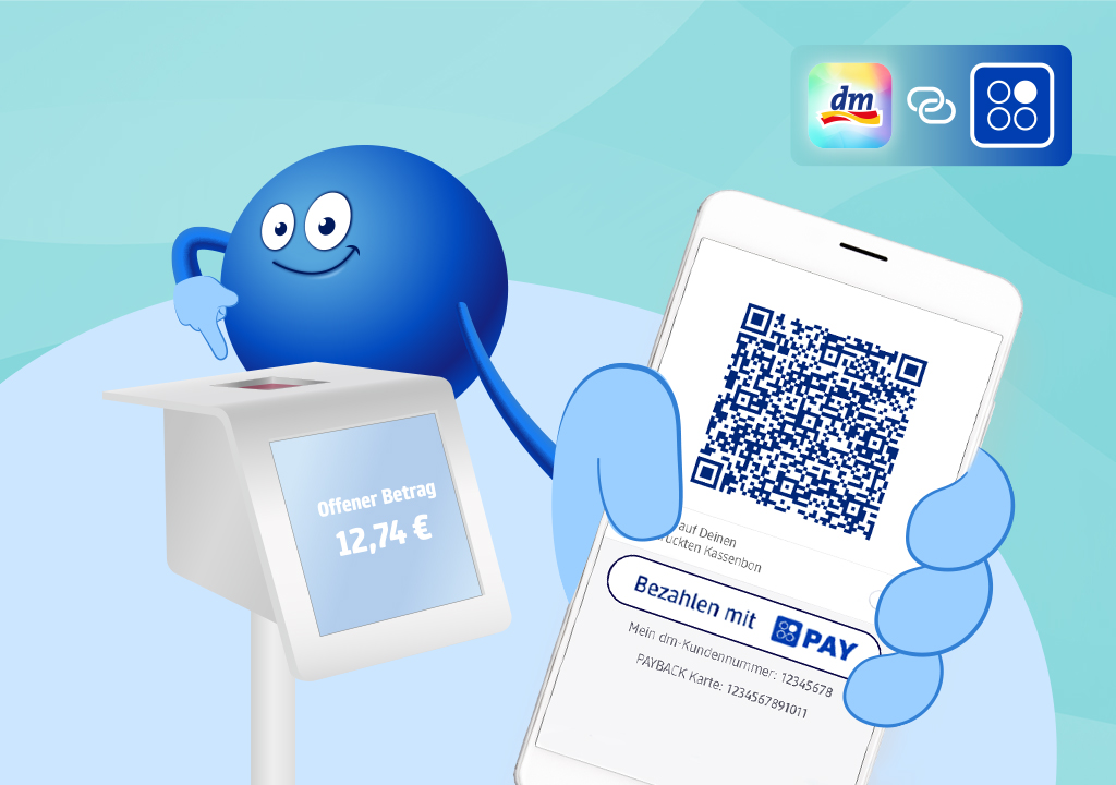 Aus zwei mach eins: PAYBACK PAY ist jetzt auch in der dm-App integriert: PAYBACK GROUP