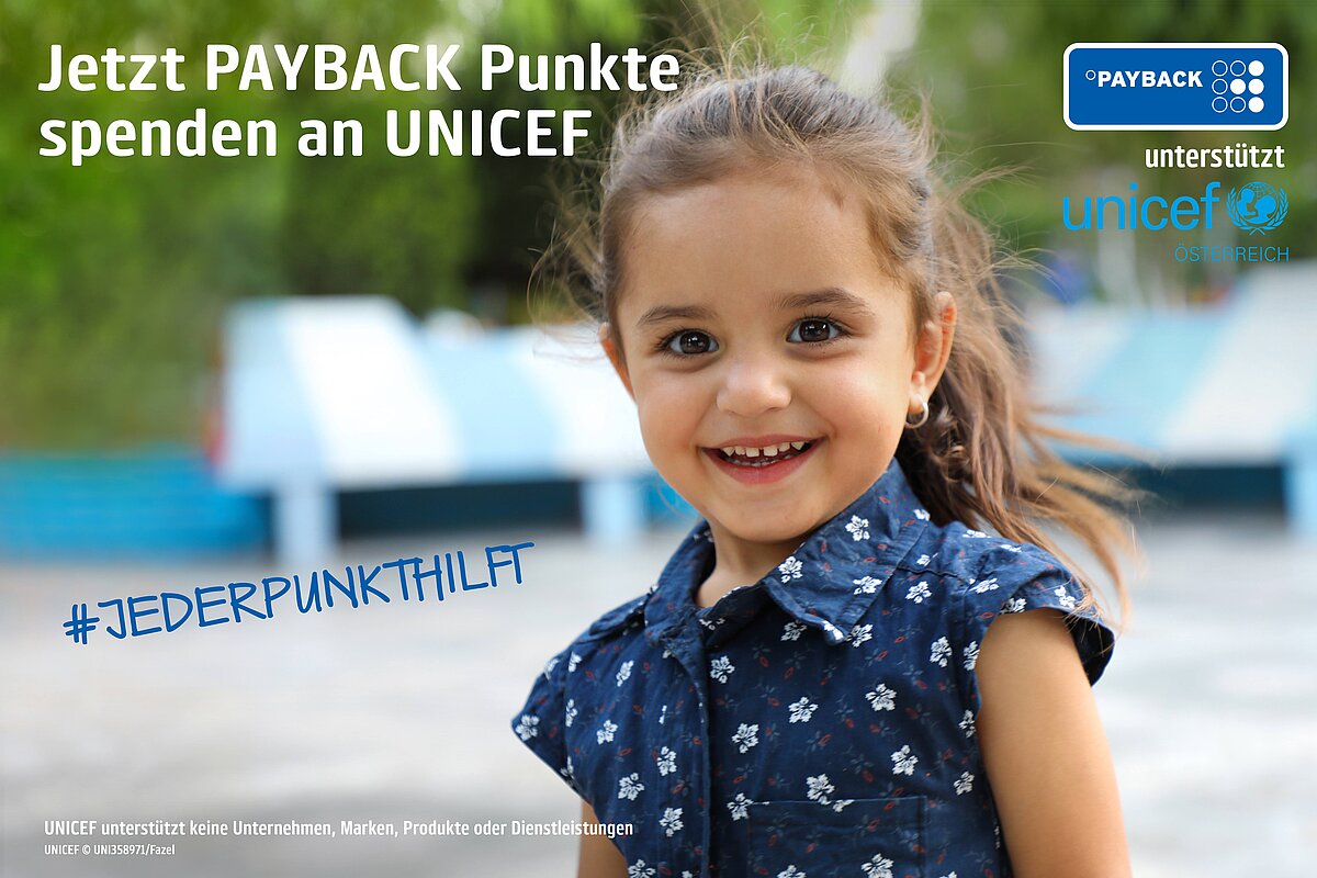 Punkte sammeln und helfen: Jetzt PAYBACK Punkte für UNICEF spenden ...